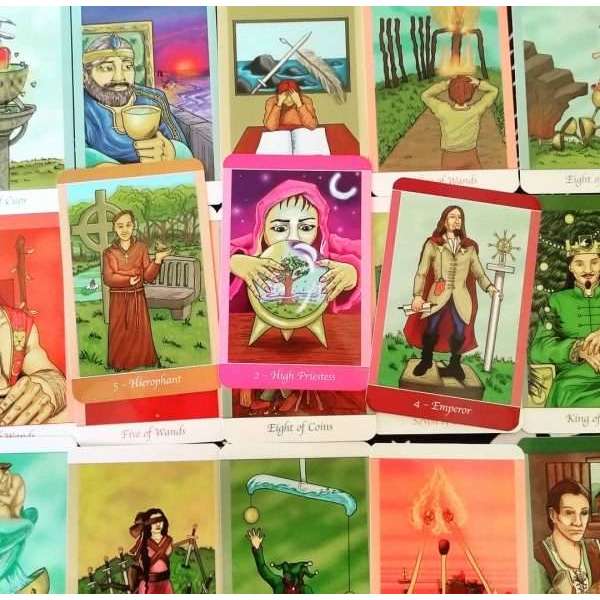 Simply Deep Tarot Deck Red Feather – TarotMerchant