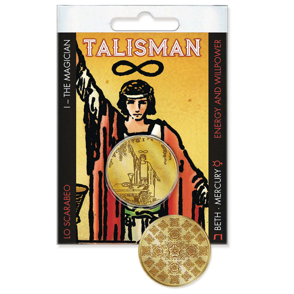Tarot Talisman Coin: The Magician Lo Scarabeo – TarotMerchant