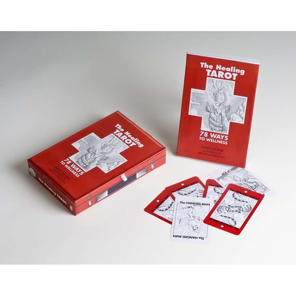 The Healing Tarot Kit - Deck & Book Red Feather – TarotMerchant